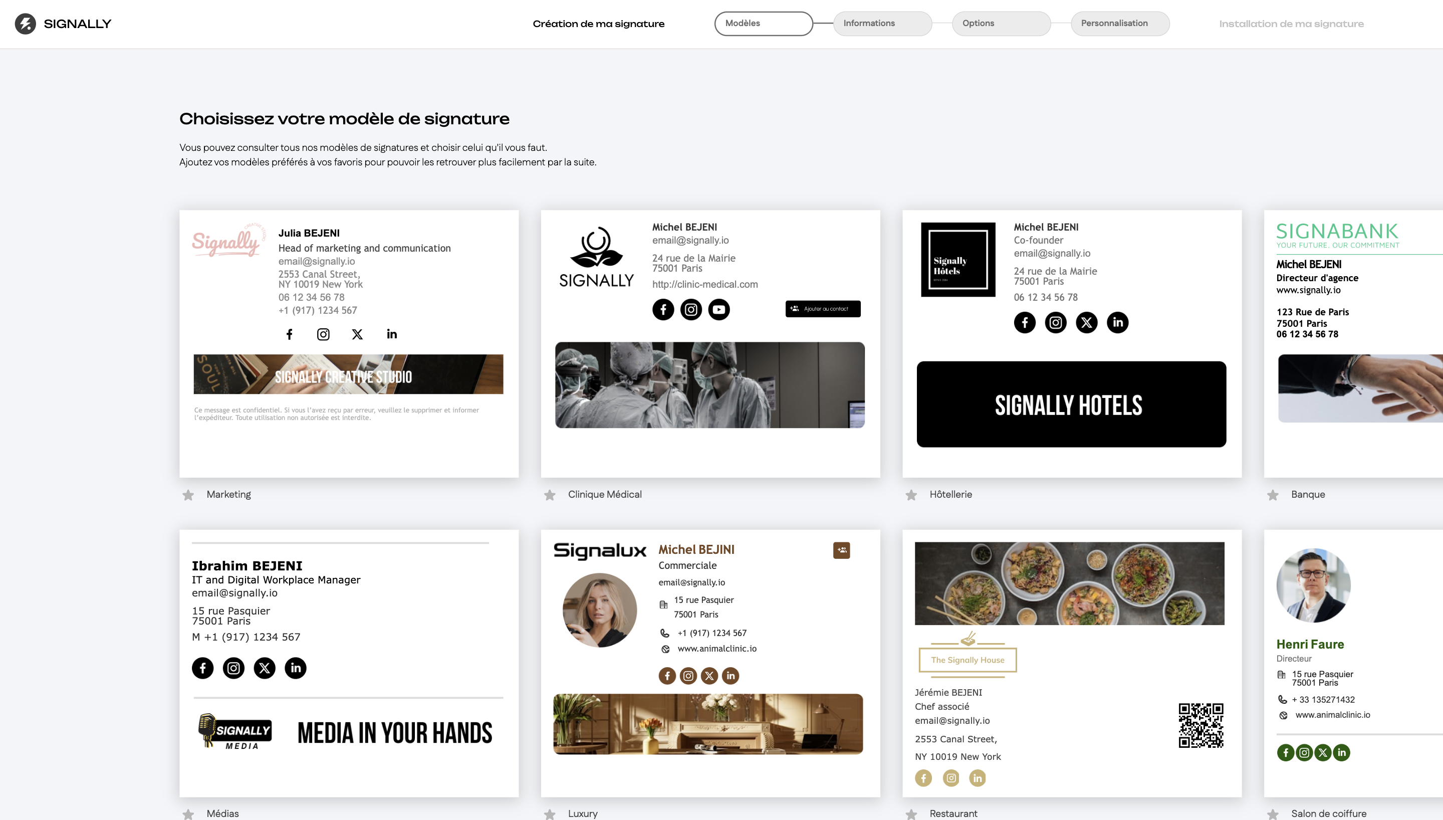 Signally - Customized Email Signature